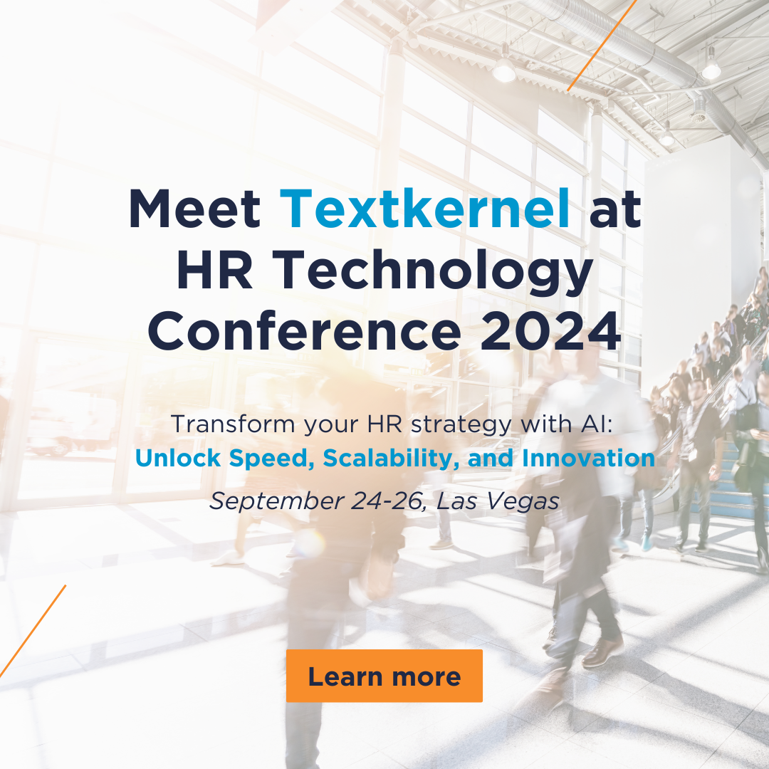 Textkernel at HR Tech 2024
